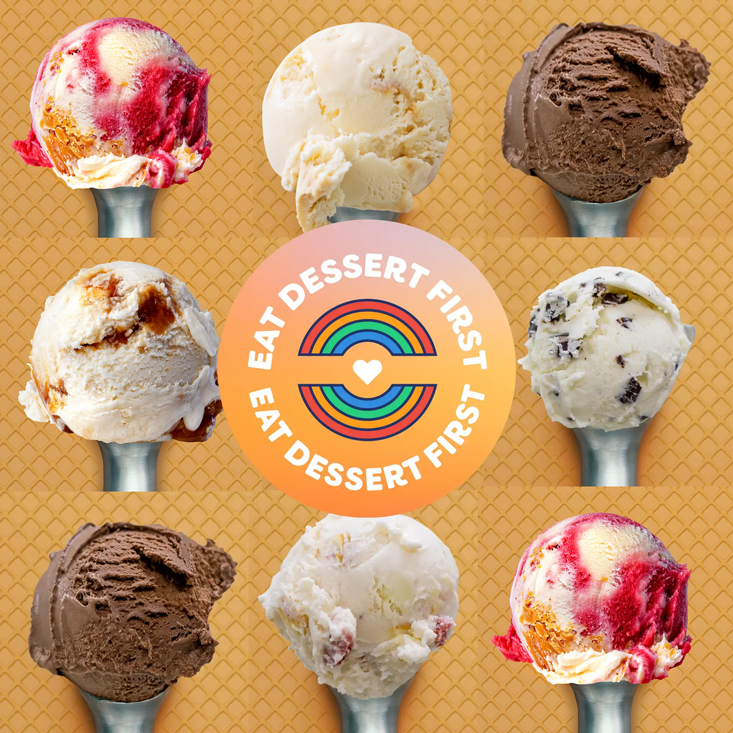 Double Rainbow Ice Cream